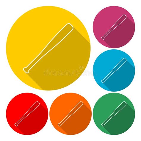 Baseball Bat Vector Illustration Stock Vector Illustration Of
