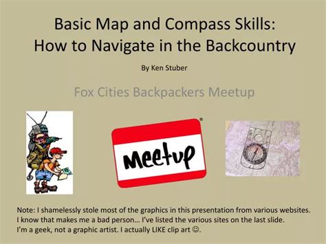 Ppt Basic Map And Compass Skills How To Navigate In The Backcountry