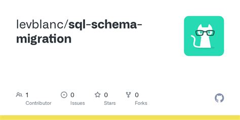 Github Levblanc Sql Schema Migration