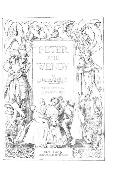 Peter Pan And Wendy By J M Barrie Illustrated Book First Edition Pdf Digital Download