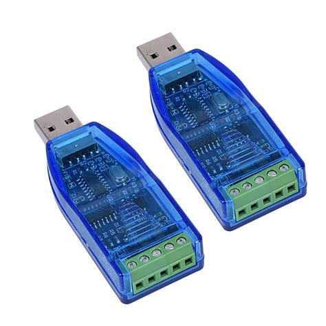 2x Usb To Rs485 Communication Module Bidirectional Half Duplex Serial Line Converter