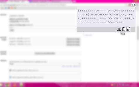 Brainfuck Interpreter Chrome 웹 스토어