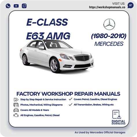 Mercedes E Class E63 Amg Workshop Repair Manual