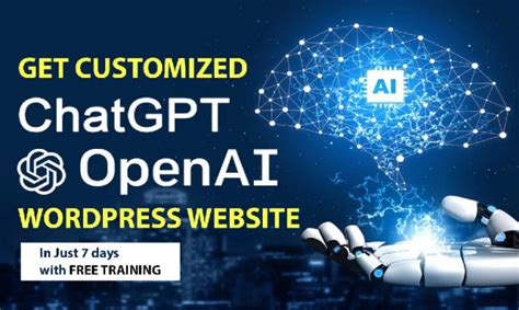 build open ai chatgpt chatbot wordpress website by sheeza emran fiverr