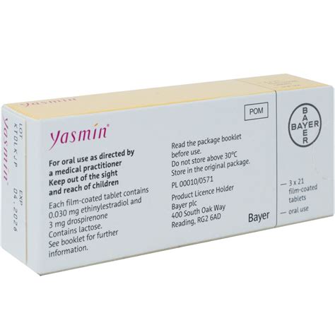 Yasmin Birth Control For Acne Yasmin Prescription And Dosage Information