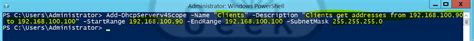 Set A Dhcp Ipv4 Scope Via Powershell Geek2pro