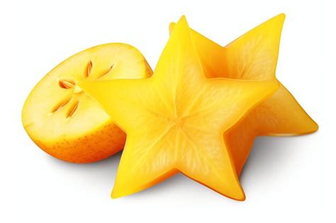 Premium Ai Image Illustration Of Fresh Star Fruit Slice On