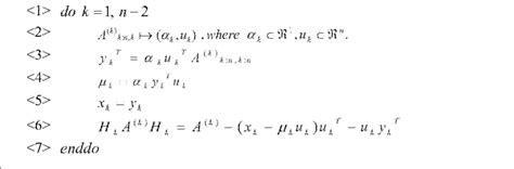 Tridiagonalization Processes Download Scientific Diagram