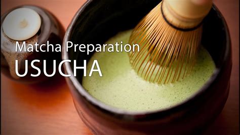 Matcha Preparation Usucha Youtube