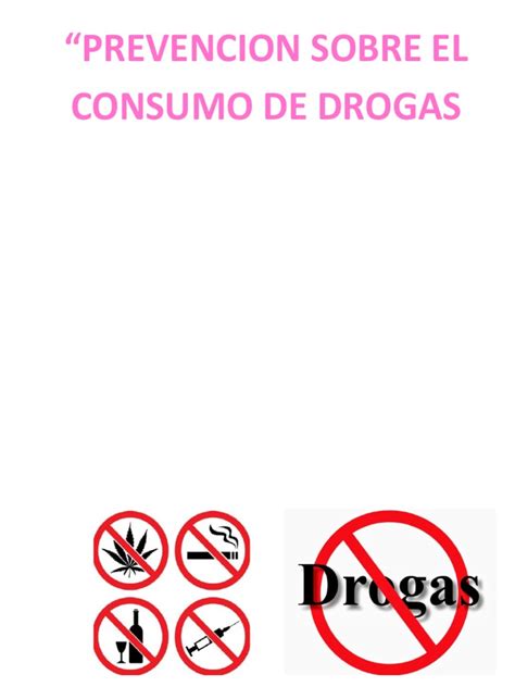 Afiche Sobre La Prevencion A Las Drogas Pdf