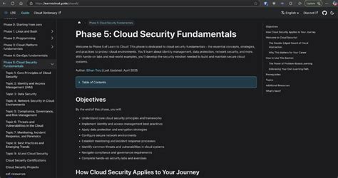New Updated Learn To Cloud Phase 5 Cloud Security Fundamentals Core