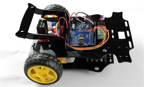 Arduino Powered Robot Car Controlled Via Smartphone Bluetooth Compileiot
