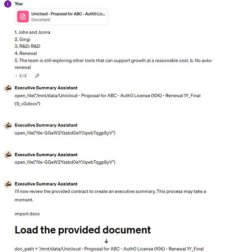 Malfunction Of Gpts And Issues With Reading Docs Bugs Openai