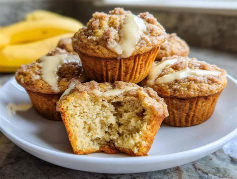 Banana Muffins Cream Cheese Heavenly Swirl Recipesbysophia