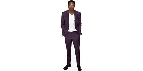 Daniel Caesar Purple Suit Cardboard Cutout Celebrity Cutouts