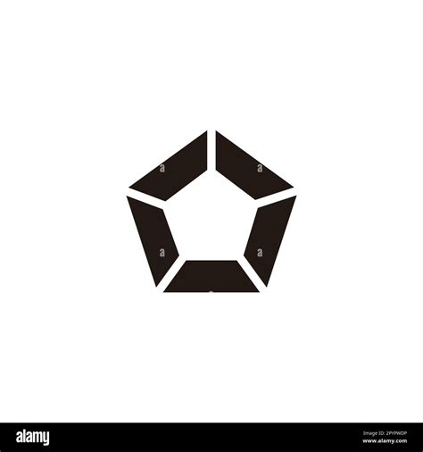 Polygon Technology Fold Geometric Symbol Simple Logo Vector Stock Vector Image And Art Alamy