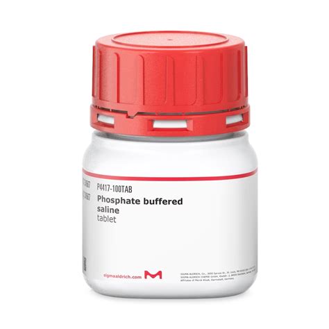 Sigma Aldrich P4417 Phosphate Buffered Saline 100 Tablet