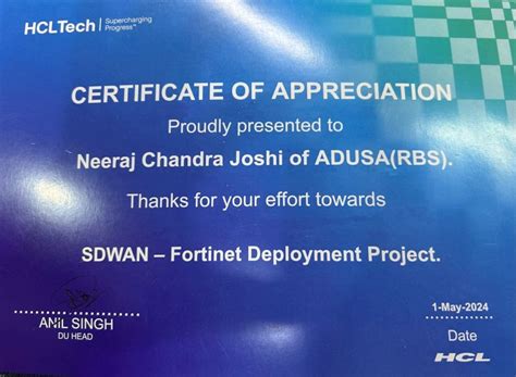 Delighted To Be Acknowledged For All The Hard Work Done Many Thanks