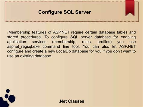 Forms Authentication In Asp Dot Net Ppt