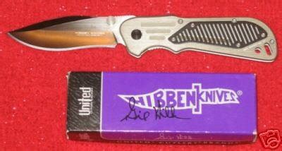 Rare Gil Hibben Generation 2 Pro Folder Gray Knife Nib 23720105