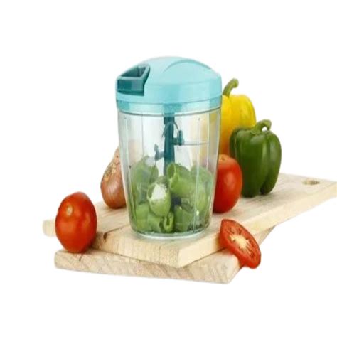 Easy Pull Chopper Plastic Material Customizable Size Green Color