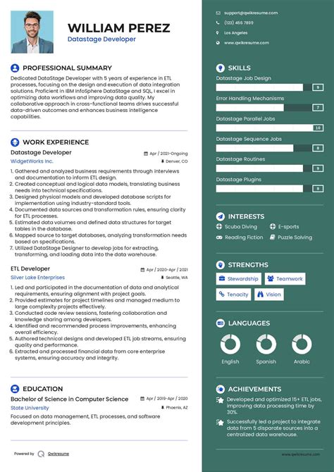 10 Datastage Developer Resume Samples And Templates For 2025