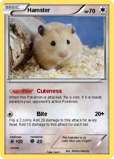 Pokémon Hamster 627 627 Cuteness My Pokemon Card