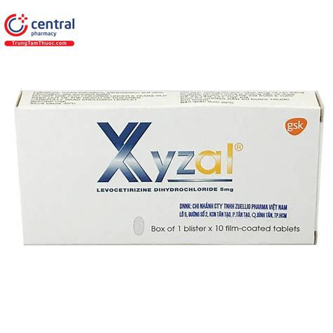 Thuốc Xyzal điều Trị Các Triệu Chứng Dị ứng Hiệu Quả Nhanh