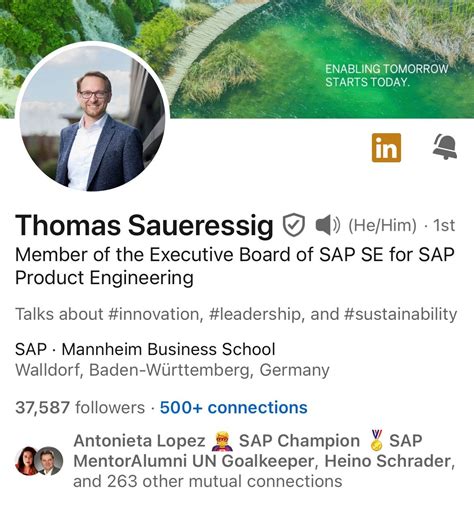 Wouter Van Heddeghem On Linkedin Follow Thomas Saueressig