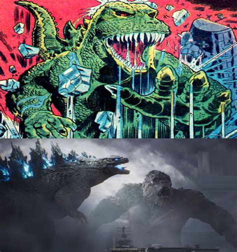 Godzilla And Kong Vs Godzilla Marvel Comics By Mnstrfrc On Deviantart