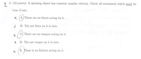 Solved Points A Spinning Object Has Constant Angular Chegg