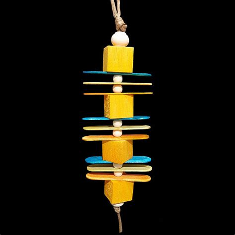 Balsa Blox Balsa Wood Bird Toy For Small Parrots Chinchilla Rabbit