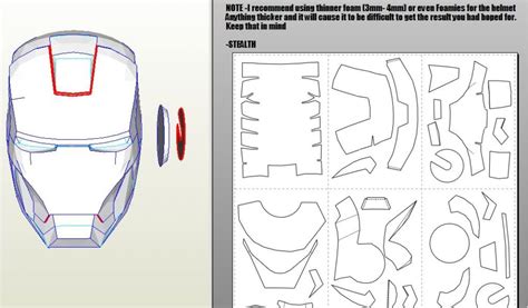 Iron Man Suit Template Making An Iron Man Helmet And Armor Williamson