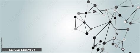 Abstract Moleculs Connect Background Digital Background Modern