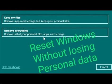 How To Reset Windows 10 Without Losing Data Factory Reset How To