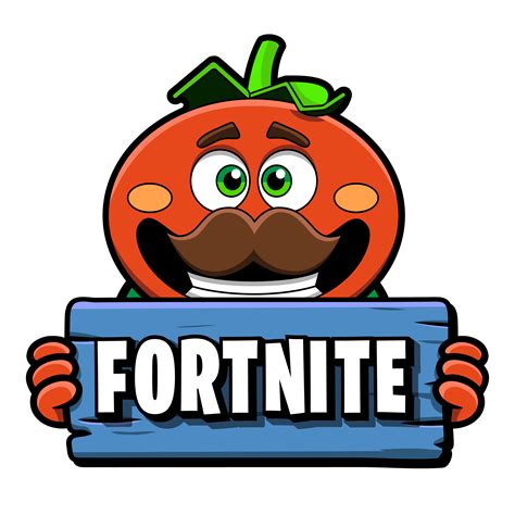Fortnite Tomato Head Cute Character Disegno Clip Art Manualidades