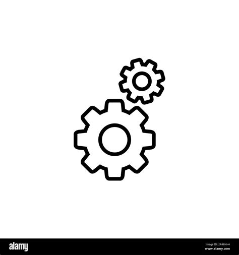 Setting Icon Vector Cog Settings Icon Symbol Stock Vector Image And Art