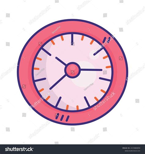 Red Time Clock Watch Icon Stock Vector Royalty Free 2172884059 Shutterstock