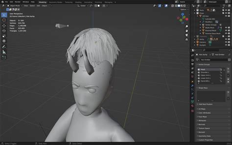 Detached Hair Particles Particles And Physics Simulations Blender