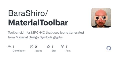Github Barashiromaterialtoolbar Toolbar Skin For Mpc Hc That Uses