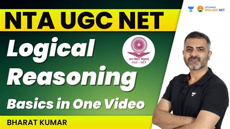 Logical Reasoning Basics In One Video NTA UGC NET Bharat Kumar YouTube