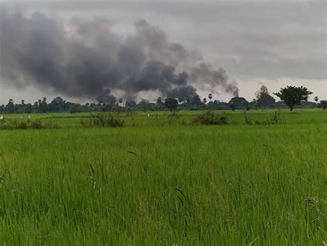 ရေဦး တန့်ဆည်လမ်းပိုင်း ကျေးရွာများကို ဝေဟင်မြေပြင် ထိုးစစ်များ လုပ်လာ