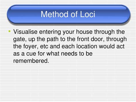 Ppt Enhancing Memory Powerpoint Presentation Free Download Id1453112