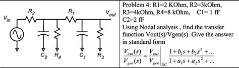 solved problem 4 r1 2 ﻿kohm r2 3kohm r3 4kohm r4 8