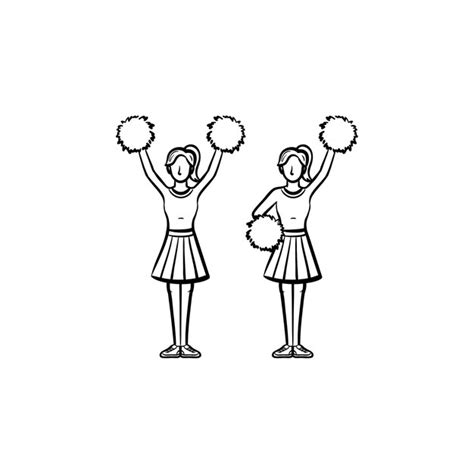 Premium Vector Cheerleader Girl Vector