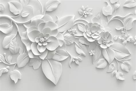 Canvas Modeling Clay Texture Rose Flower Background With Grunge Black Color Acrylic Relief