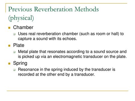 PPT Acoustic Modeling Of Reverberation Using Smoothed Particle Hydrodynamics PowerPoint