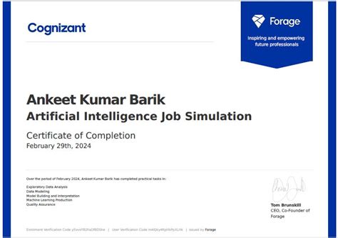 Ankeet Kumar Barik On Linkedin Cognizant Cognizant Aiml