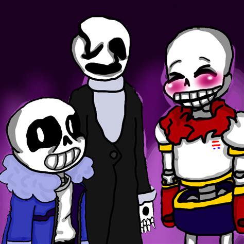 Undertale Sansgasterand Papyrus By Xxmikubonxx On Deviantart