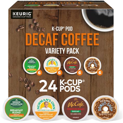 Keurig Decaf Coffee Variety Pack Keurig Single Serve K Cup Pods 24